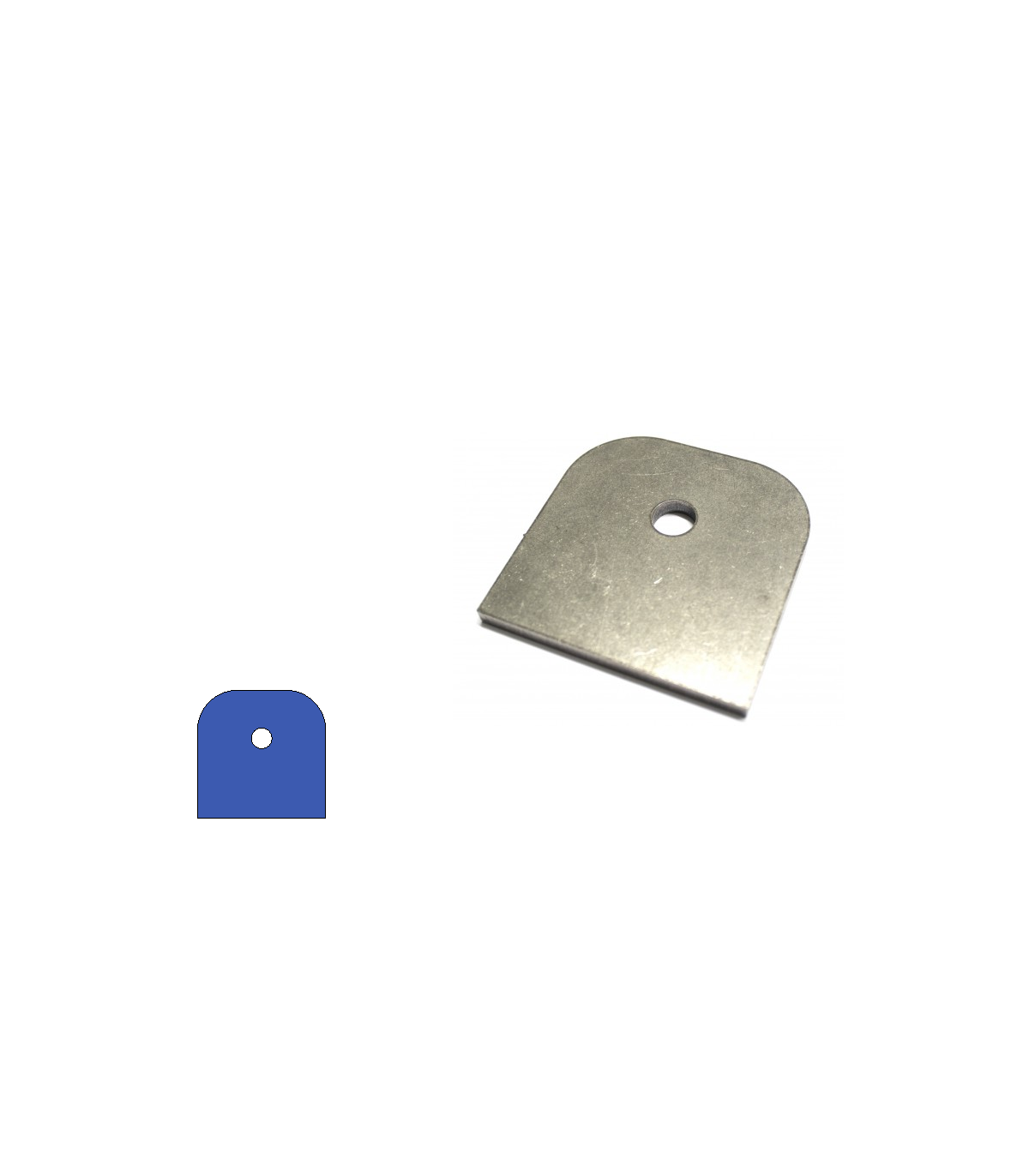 Montagestrip kan worden gelast aan stalen constructiebalken en profielen