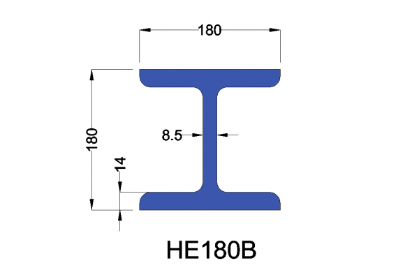 HE180B constructiebalk.nl | Partner van de IJzershop | Online balken